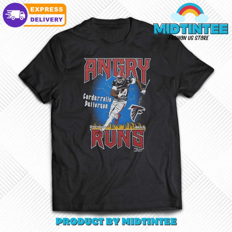Why Every True Fan Needs an Angry Runs Atlanta Falcons T-Shirt - Midtintee