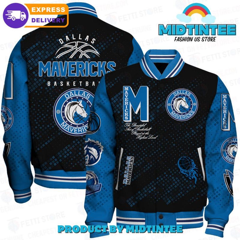 Dallas Mavericks National Basketball Varsity Jacket - Midtintee