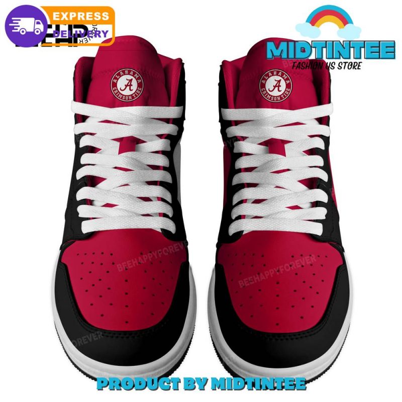 Alabama Crimson Tide NCAA Custom Name Air Jordan 1 - Midtintee