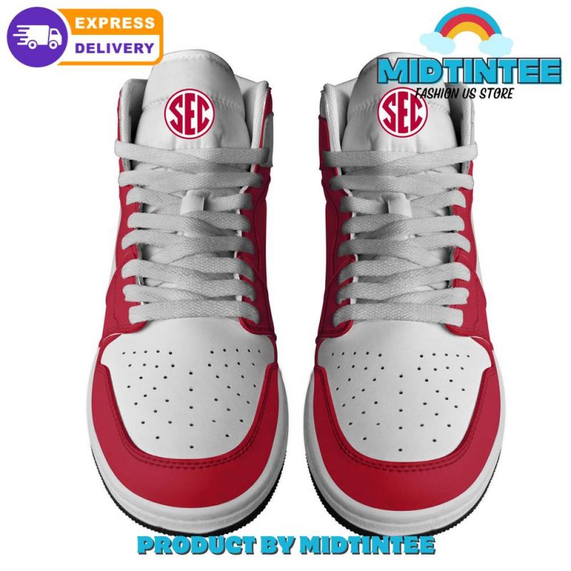 Alabama Crimson Tide SEC hampions Custom Name Air Jordan 1 - Midtintee