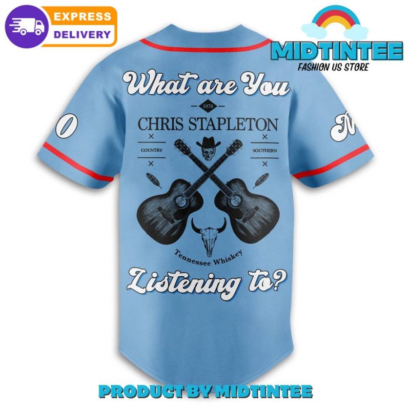 Chris Stapleton Custom Name Baseball Jersey - Midtintee