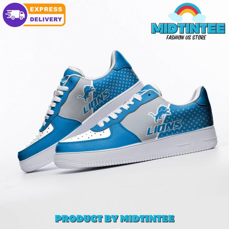 Detroit Lions Air Force 1 Sneaker - Midtintee