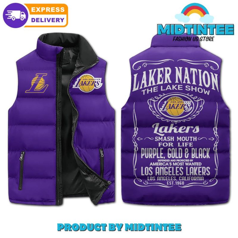 Los Angeles Lakers The Lake Show Cotton Vest - Midtintee