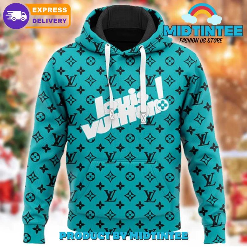 Louis Vuitton Splashy Unisex Hoodie Luxury Brand Midtintee