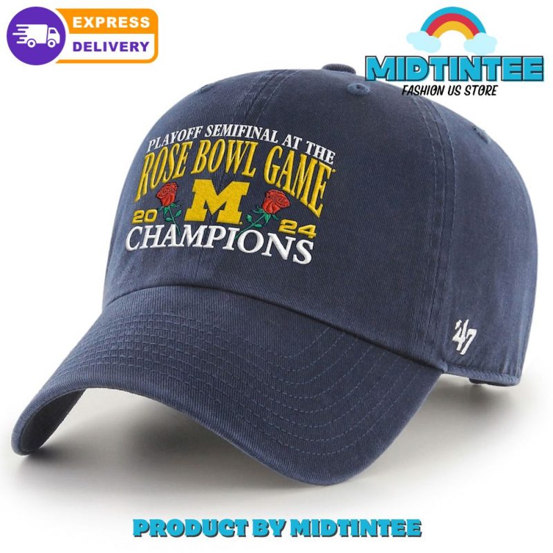 Michigan Wolverines 2024 Rose Bowl Champions Cap - Midtintee
