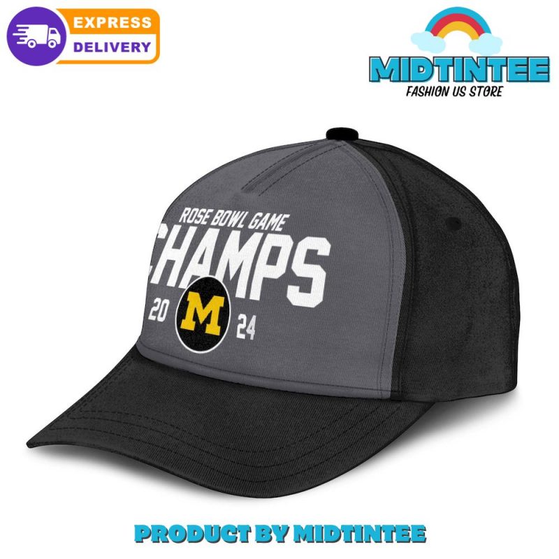 Michigan Wolverines 2024 Rose Bowl Game Cap - Midtintee