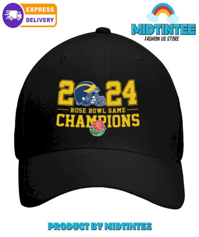 Michigan Wolverines 2024 Rose Bowl Game Classic Cap - Midtintee