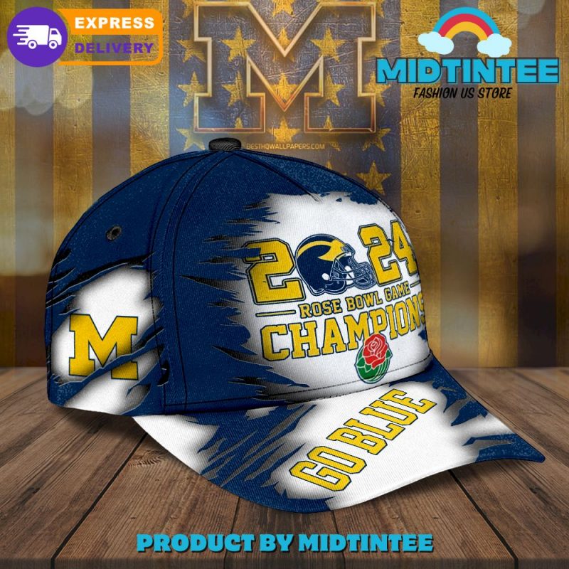 Michigan Wolverines Football 2024 Rose Bowl Classic Cap - Midtintee