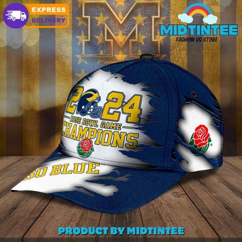 Michigan Wolverines Football 2024 Rose Bowl Classic Cap - Midtintee