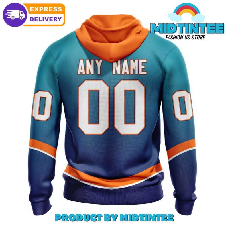 NHL New York Islanders Special Retro Gradient Hoodie - Midtintee