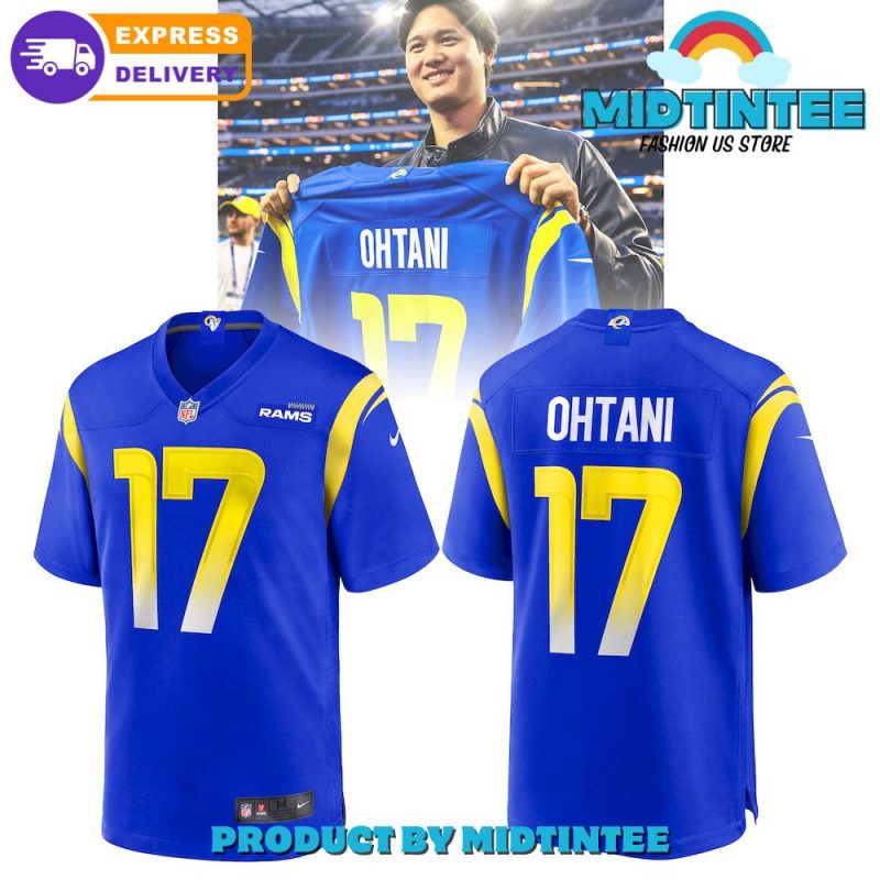 Shohei Ohtani Los Angeles Rams NFL Jersey - Midtintee
