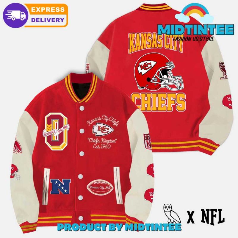 oVo Kansas City Chiefs NFL Varsity Jacket - Midtintee