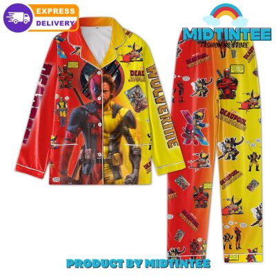 Deadpool & Wolverine Marvel Studios Pajamas Set - Midtintee