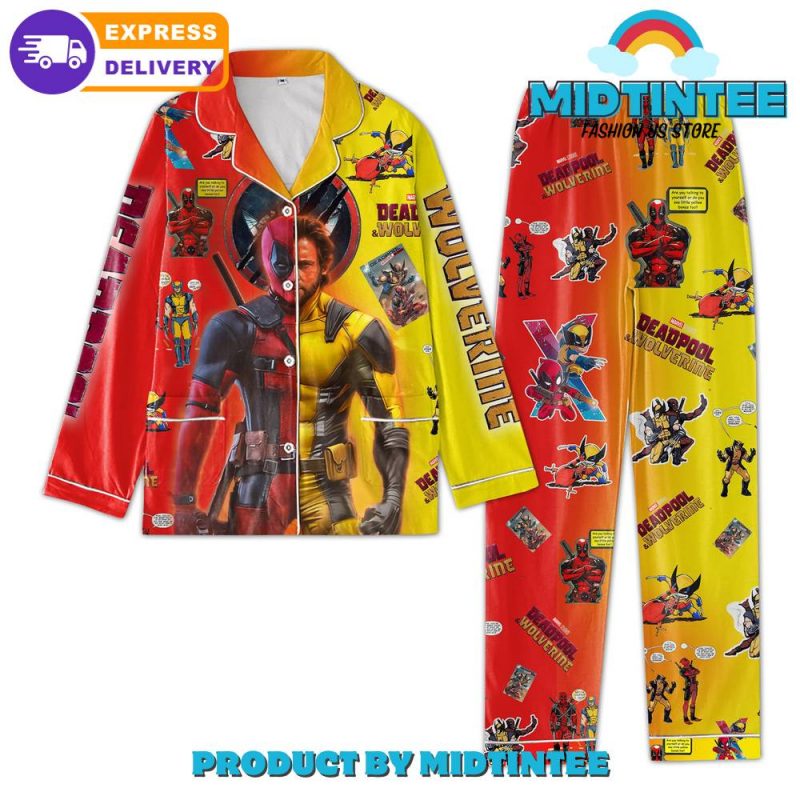 Deadpool & Wolverine Marvel Studios Pajamas Set - Midtintee