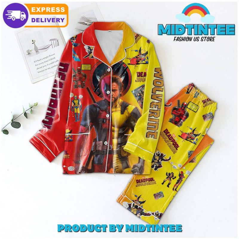 Deadpool & Wolverine Marvel Studios Pajamas Set - Midtintee