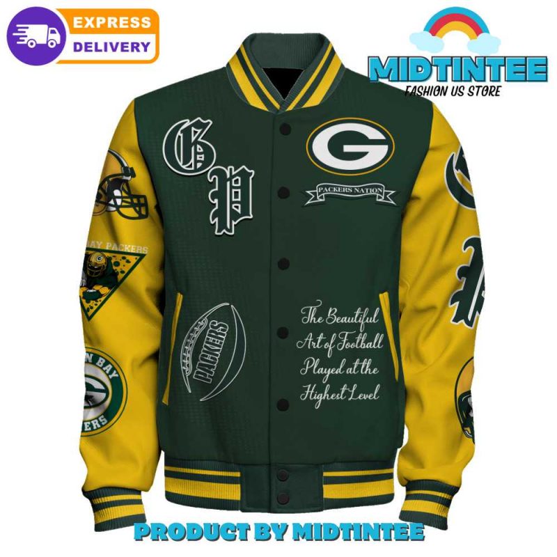 Green Bay Packers NFL 2024 National Football Conference Varsity Jacket ...