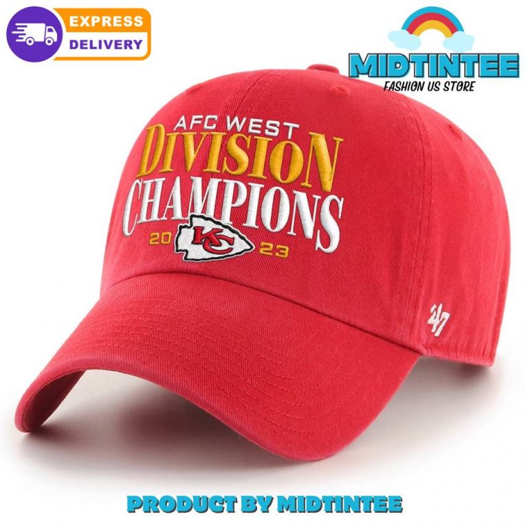 Kansas City Chiefs AFC West Division Champions 2024 Cap - Midtintee