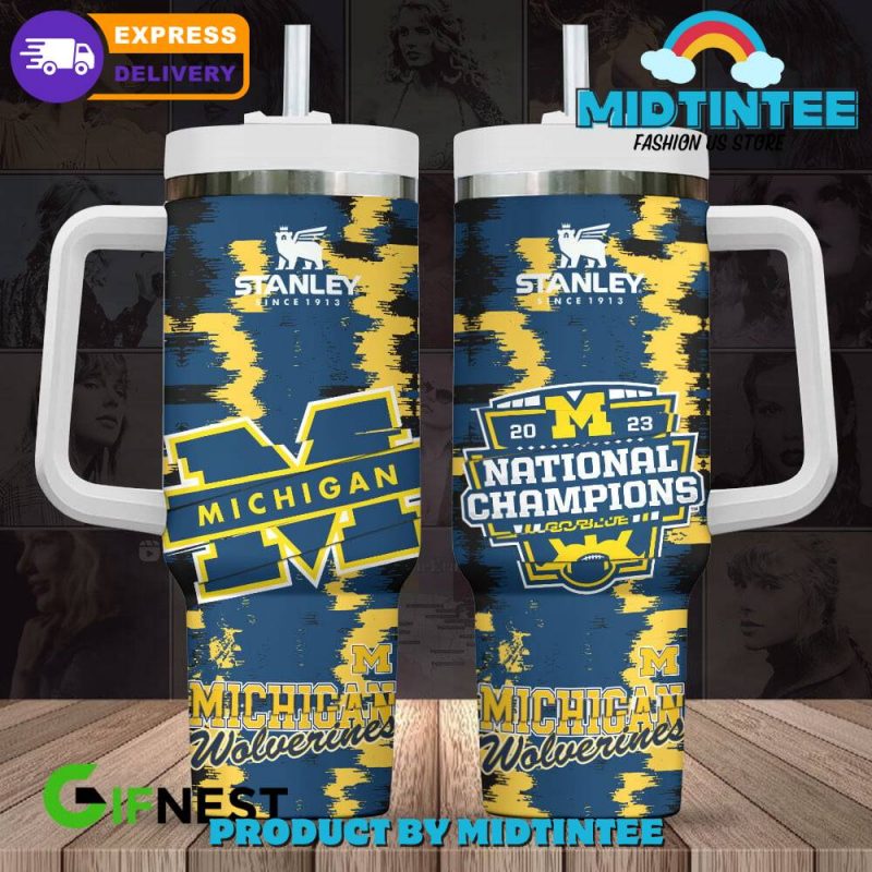 Michigan Wolverines National Champions 2024 Stanley Tumbler - Midtintee