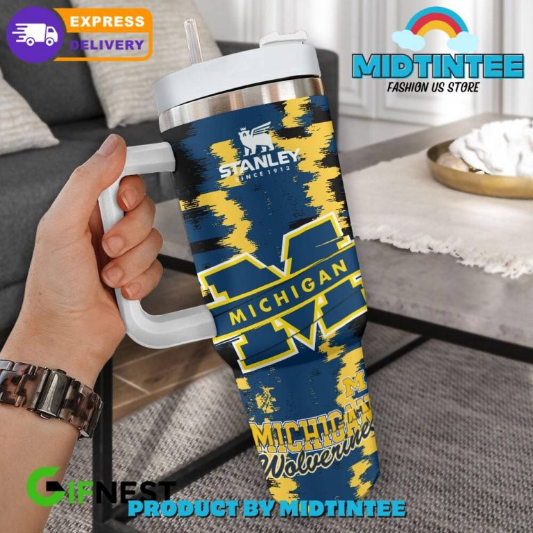 Michigan Wolverines National Champions 2024 Stanley Tumbler - Midtintee