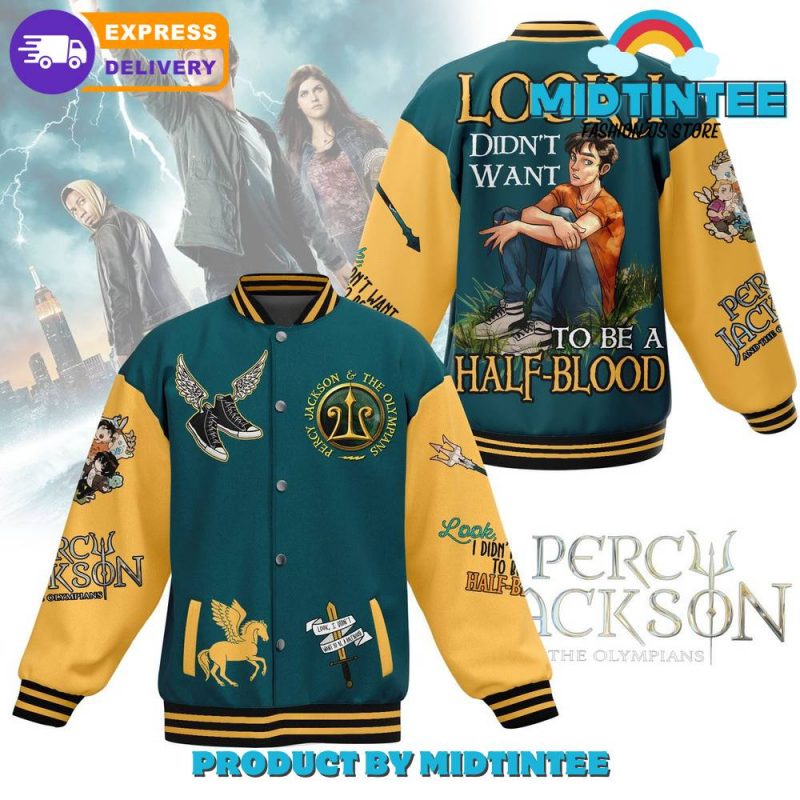 Percy Jackson And The Olympians To Be A Half-Blood Baseball Jacket ...