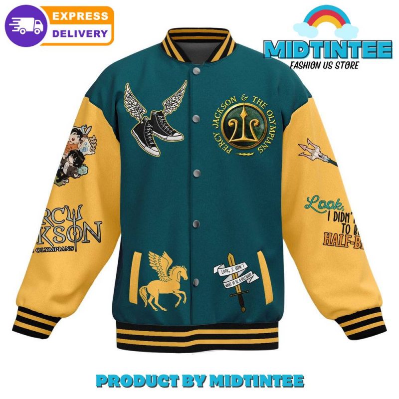 Percy Jackson And The Olympians To Be A Half-Blood Baseball Jacket ...