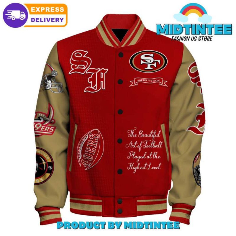 San Francisco 49Ers NFL 2024 National Football Conference Varsity Jacket - Midtintee