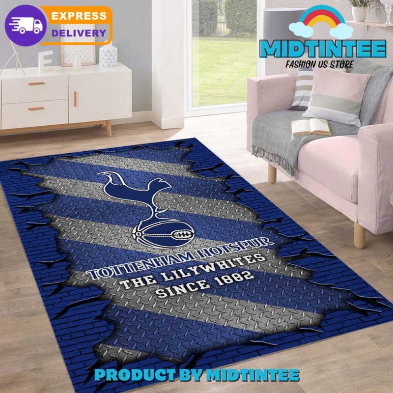 Tottenham Hotspur The Lilywhite Rectangular Rug Carpet - Midtintee