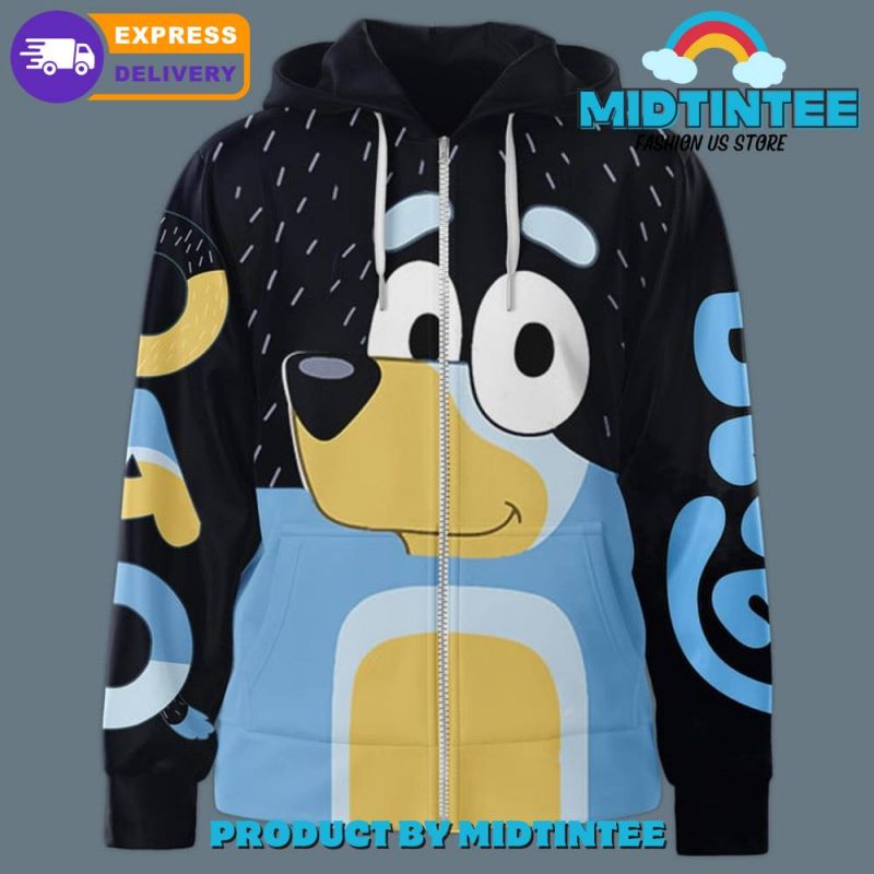 Bluey Dad Is The Coolest Zip Hoodie - Midtintee