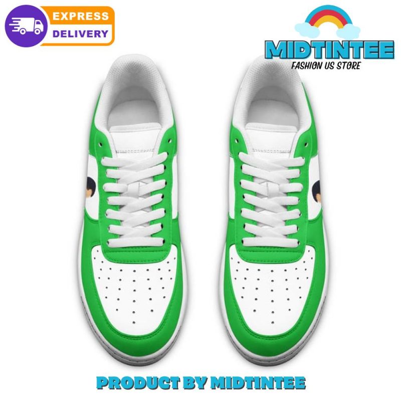 Chris Brown Rapper Green Nike Air Force 1 - Midtintee