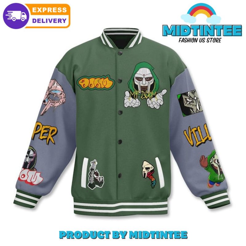 MF Doom The Illest Villain Baseball Jacket - Midtintee