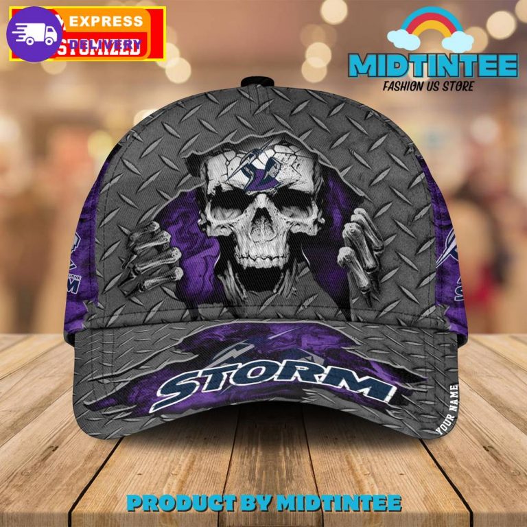 Melbourne Storm NRL Custom Skull Cap - Midtintee