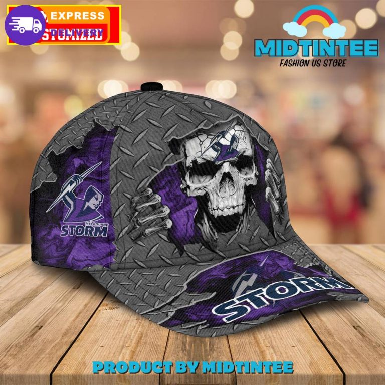 Melbourne Storm NRL Custom Skull Cap - Midtintee