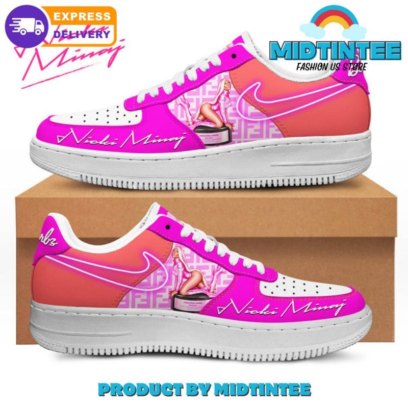 Nicki Minaj Rapper Pink Nike Air Force 1 - Midtintee