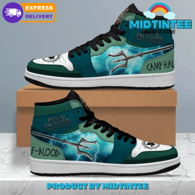 Percy Jackson And The Olympians Nike Air Jordan 1 - Midtintee