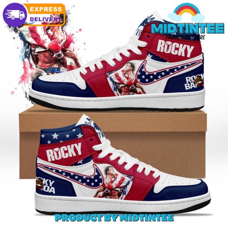 Rocky Movie Series Nike Air Jordan 1 - Midtintee