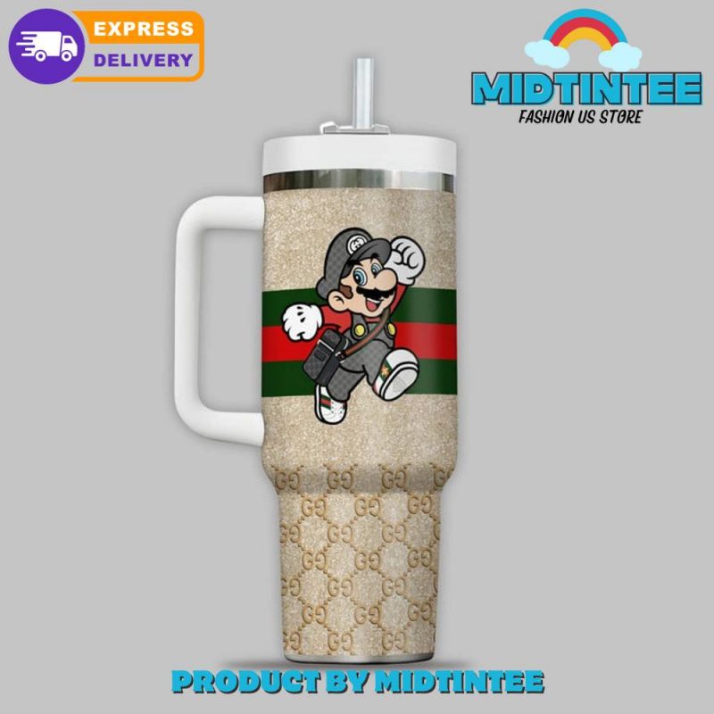 Super Mario x Gucci 40 oz Stanley Tumbler - Midtintee
