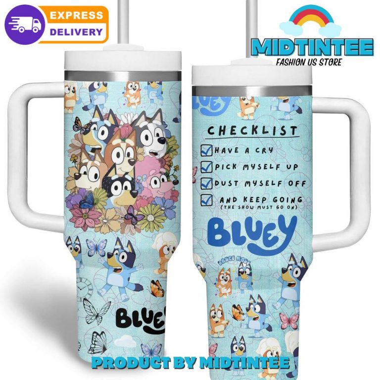 Bluey Checklist Have A Cry Stanley Tumbler - Midtintee