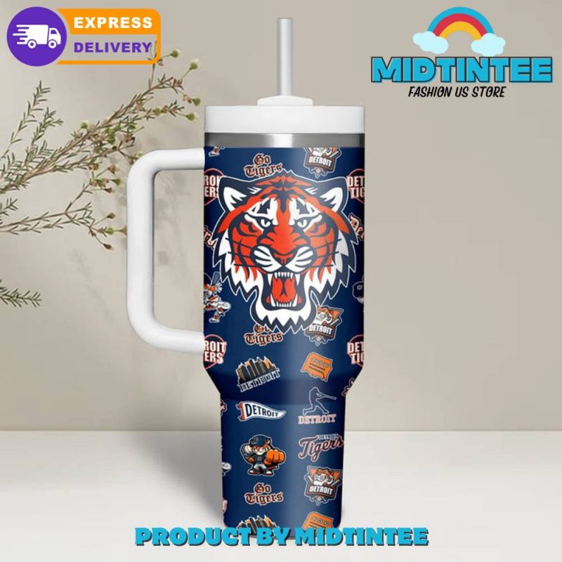 Detroit Tigers MLB Go Tiger Stanley Tumbler - Midtintee