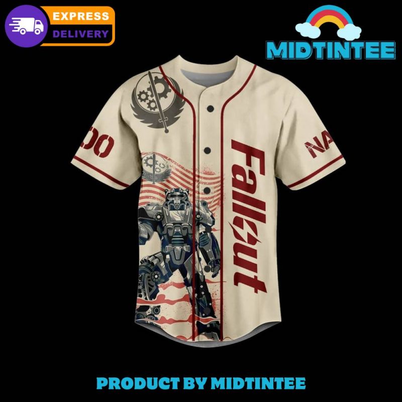 Fallout Enlist And Serve A Greater Cause Customized Baseball Jersey ...