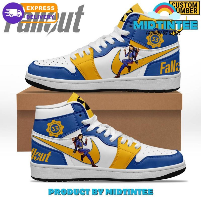 Fallout TV Series 2024 Customized Nike Air Jordan 1 - Midtintee