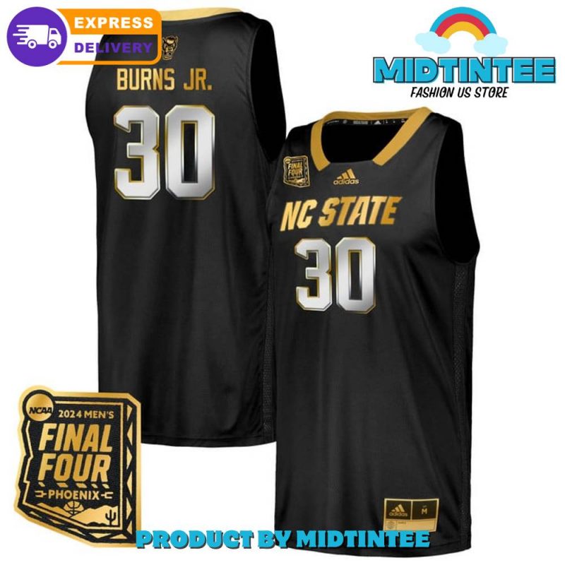 NC State Wolfpack 2024 Final Four Patch Burns Jr Basketball Jersey ...