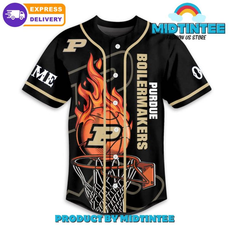 Purdue Boilermakers 2024 NCAA Men's Final Four Baseball Jersey - Midtintee