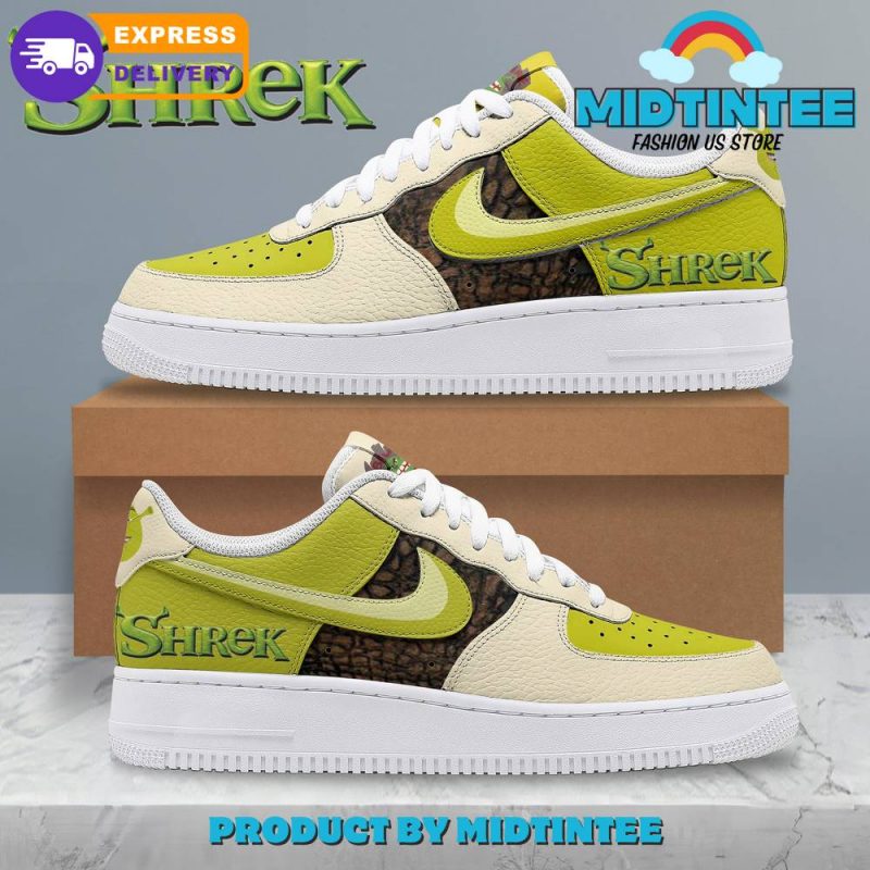 Shrek American Animated Fantasy Nike Air Force 1 - Midtintee