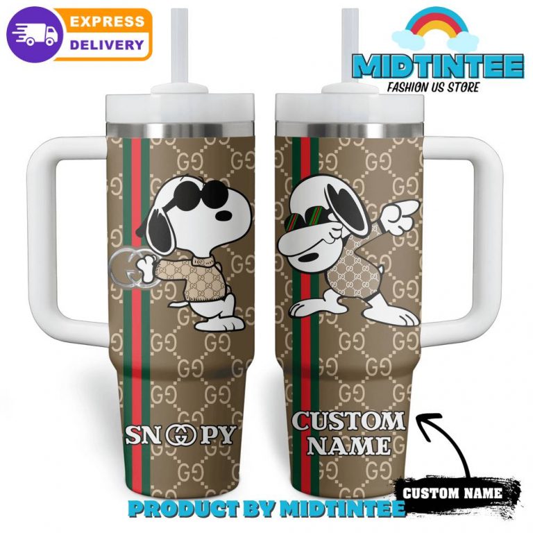 Snoopy x Gucci 40 oz Stanley Tumbler - Midtintee