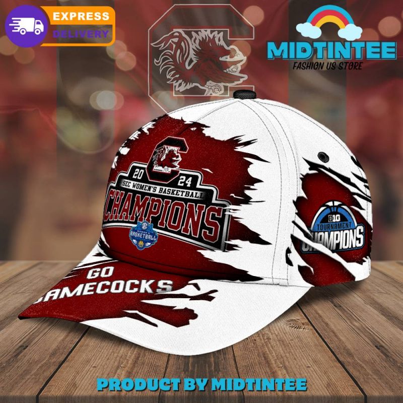 South Carolina Gamecocks SEC Women Basketball Cap - Midtintee