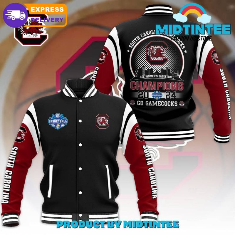 South Carolina Gamecocks Women Basketball Champions Varsity Jacket ...