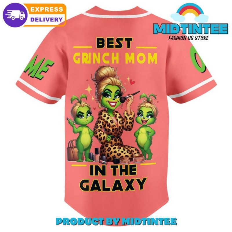 The Grinch Best Grinch Mom In The Galaxy Customized Baseball Jersey ...