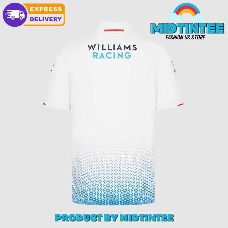 Williams Racing 2024 Team Zipper Polo Shirt - Midtintee