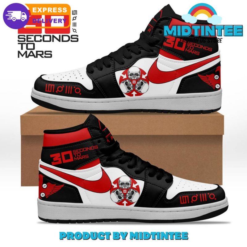 Nintendo Super Mario White Air Jordan 1 Sneakers - Midtintee