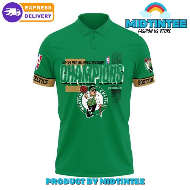Boston Celtics NBA Playoffs Polo Shirt - Midtintee